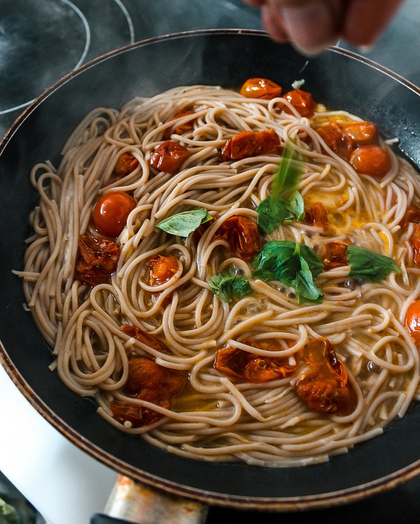 Slow Roasted Tomato and Cricket Pasta Recipe – victoria makes
